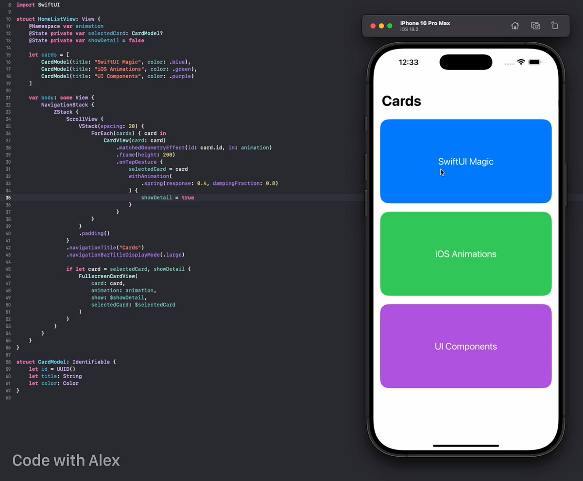 Crafting App Store-Style Card Animations with SwiftUI | by Charith Gunasekara | Medium
