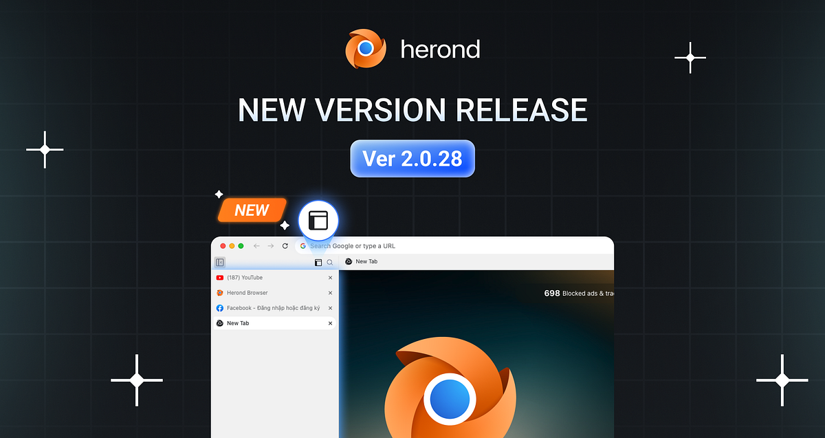 Herond Browser V2.0.28: Better adblock, vertical tabs, and more | by ...