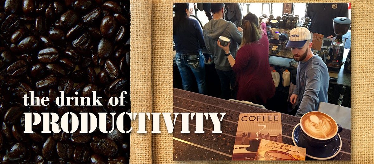 Coffee has become the drink of productivity, and not just in the office ...