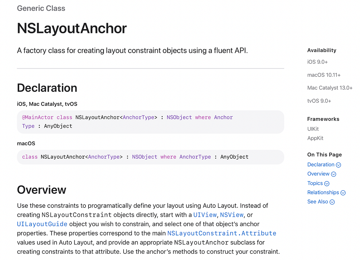 從程式利用 NSLayoutAnchor 設定 auto layout 條件的各種寫法 | by 彼得潘的 iOS App Neverland | 彼得潘的 Swift iOS App 開發 ...