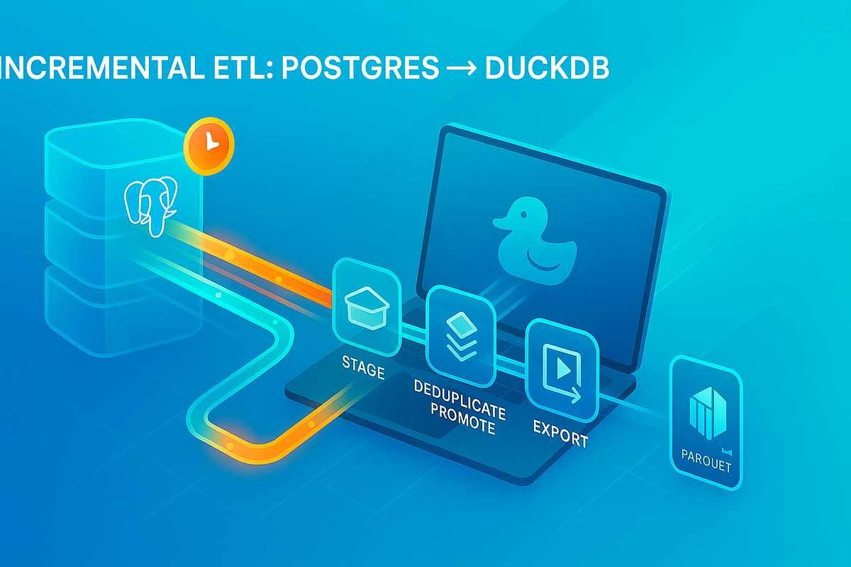 The Postgres→DuckDB Sync That Keeps ETL Fast | by Hash Block | Sep, 2025 | Medium