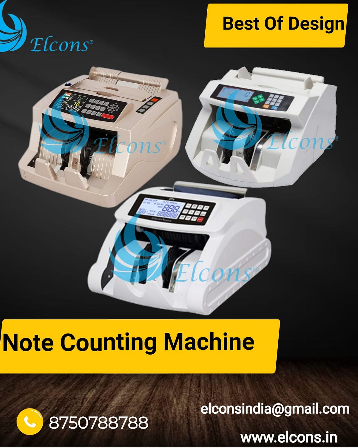 ALL KINDS OF NOTE COUNTING MACHINE AVAILABLE - Elcon Security Systems ...