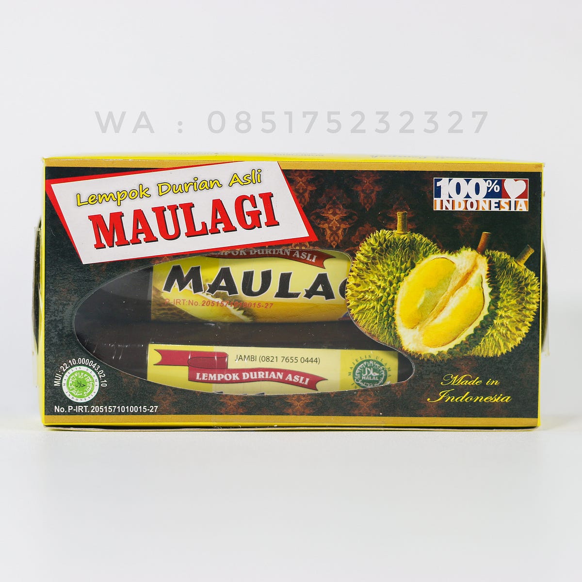 WA +6285175232327 lempok durian pontianak - Lempok Durian Maulagi - Medium