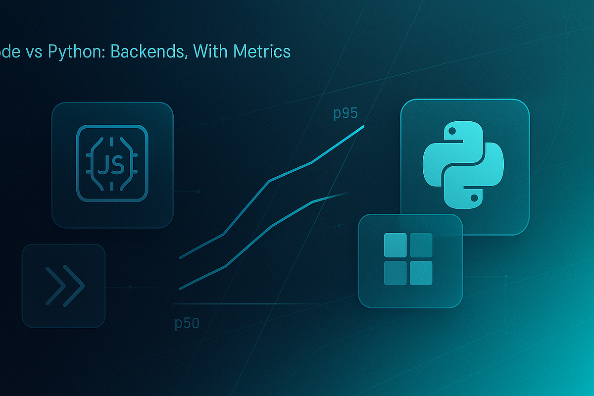 Node vs Python Backends: 10 Wins With Metrics | by Syntal | Oct, 2025 | Medium