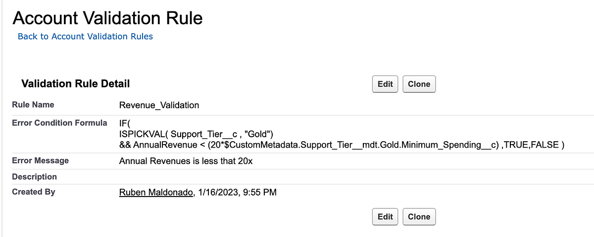 Salesforce: Access Custom Metadata from Formulas and Validation Rules ... Salesforce: Access Custom Metadata from Formulas and Validation Rules ...