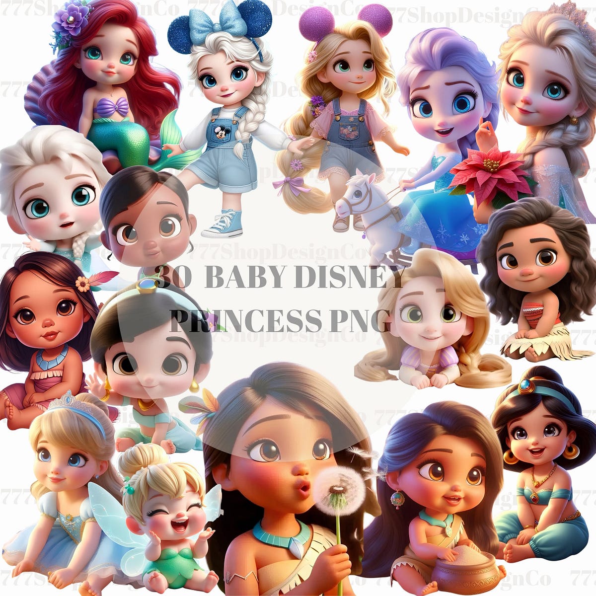 Baby Princess png, Princess png Cricut files, Baby cinderella png, baby belle png, baby rapunzel ...