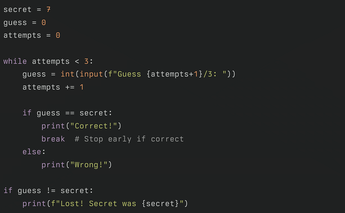 “Python Loops Explained: For, While, Nested with Examples” | by Pragna K | Dec, 2025 | Medium