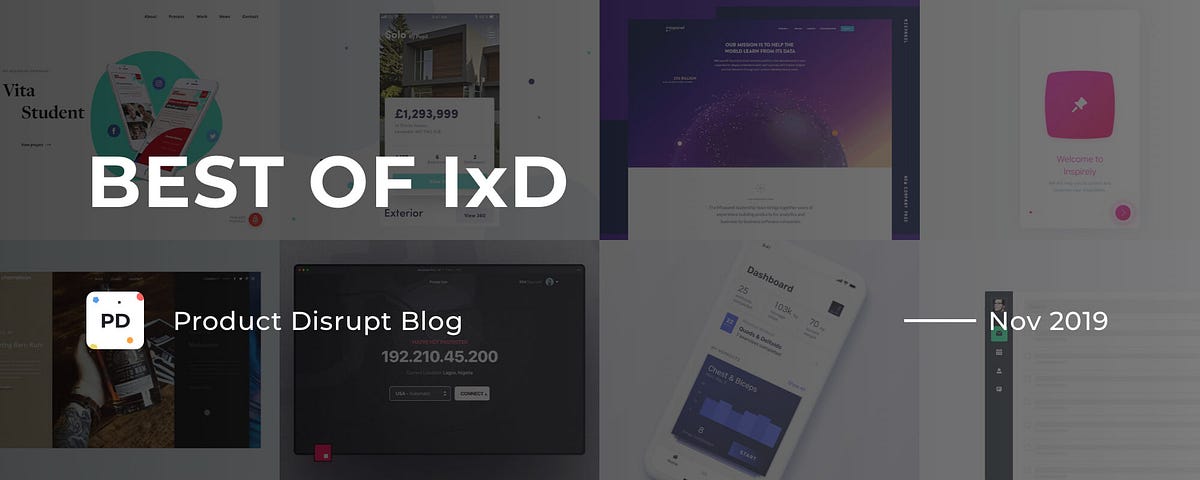 Best of Interaction Design — Nov 2019 | by Product Disrupt | Product ...