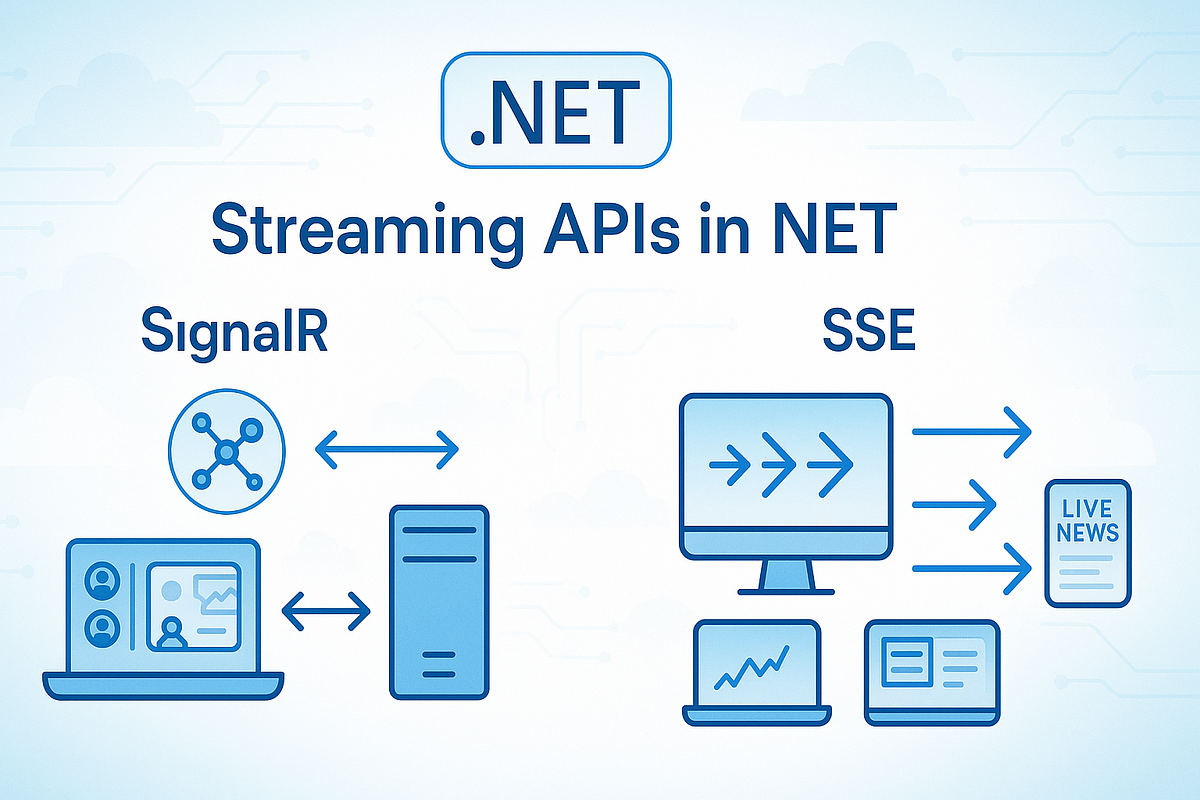 Streaming APIs with SignalR and Server-Sent Events in .NET | by Hash Block | Jul, 2025 | Medium