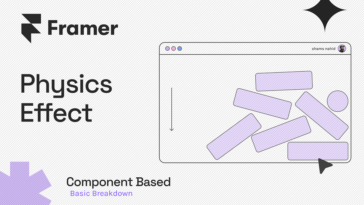 Realistic Physics Effect | Framer | No Code - Shams⚡️Nahid - Medium