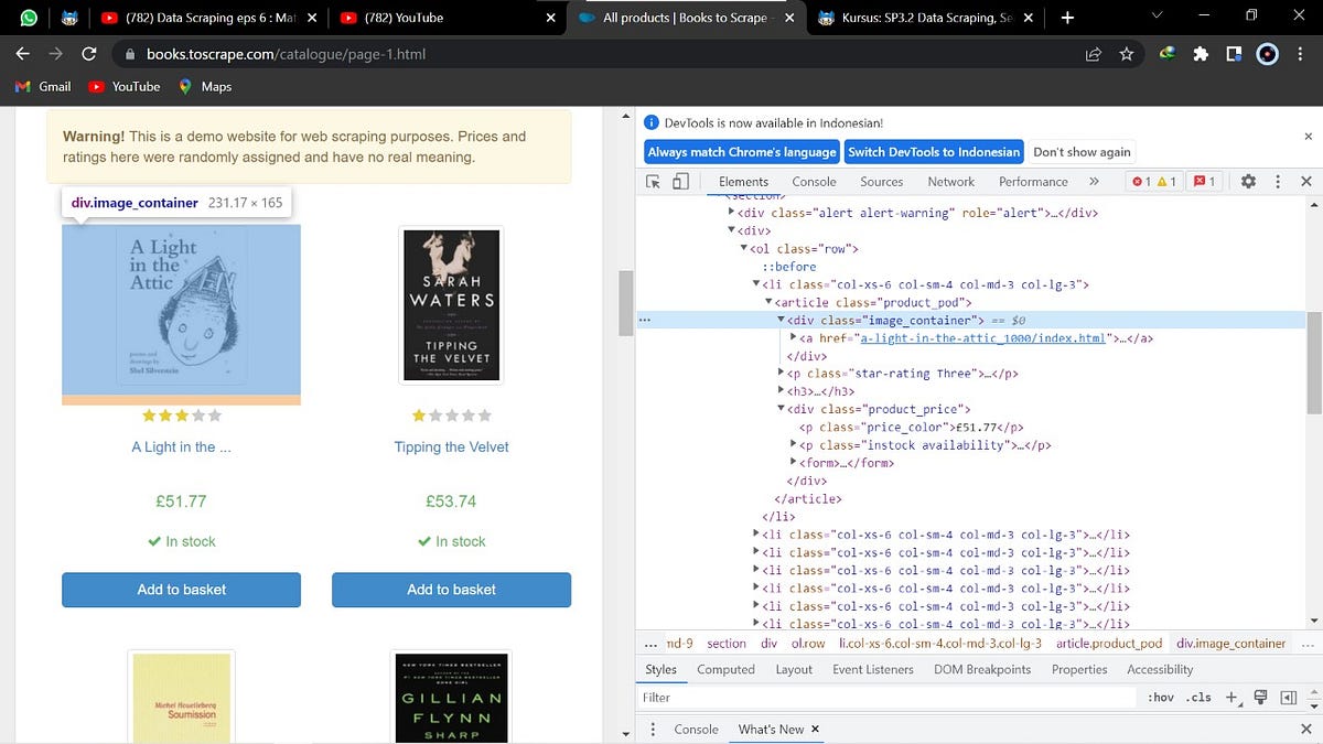 CARA MELAKUKAN SCRAPE DATA - Maulanaikhwan - Medium