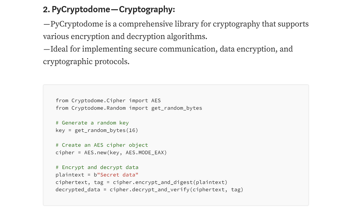 Python Libraries And Frameworks Specifically Designed For Cybersecurity By Paritosh Medium 7802