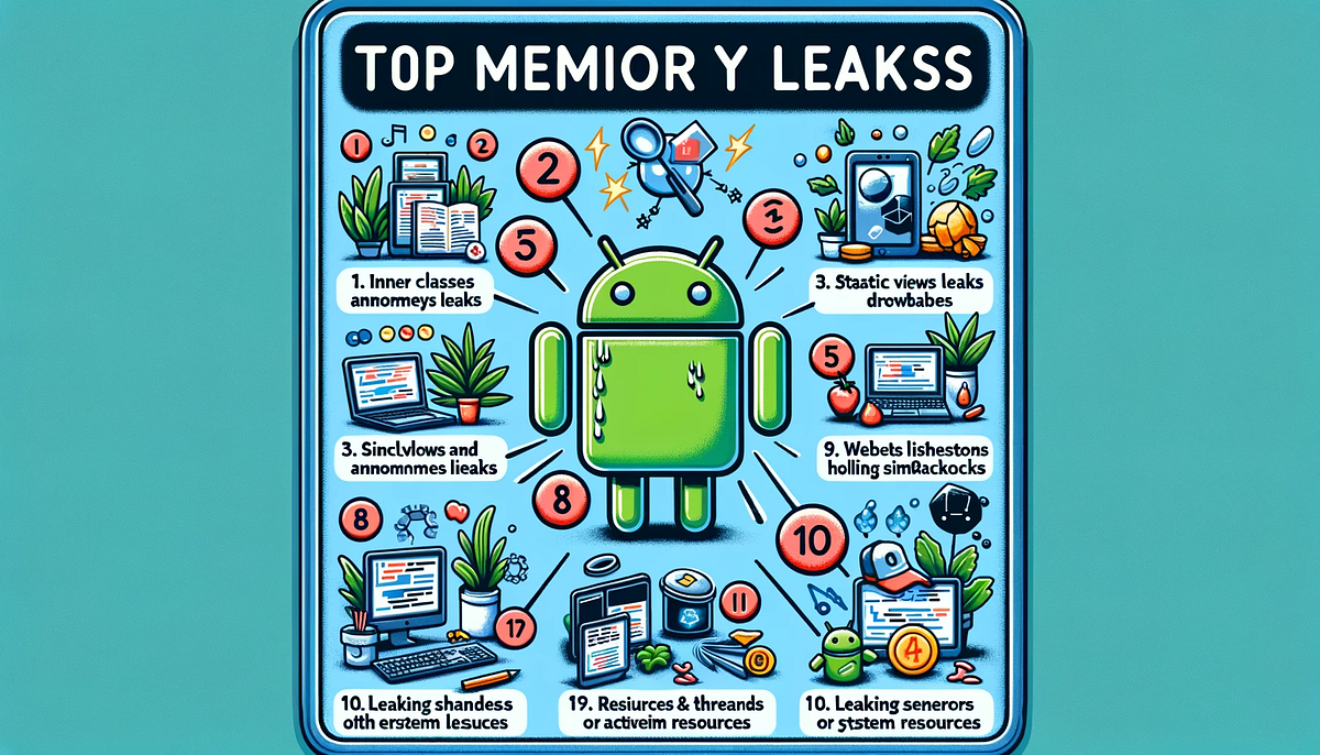 Top 10 Android Memory Leak Causes and How to Avoid Them | by Muhammad Naeem | Medium