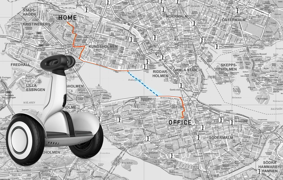 Riding Segway miniPLUS to work in Stockholm — first impressions | by ...