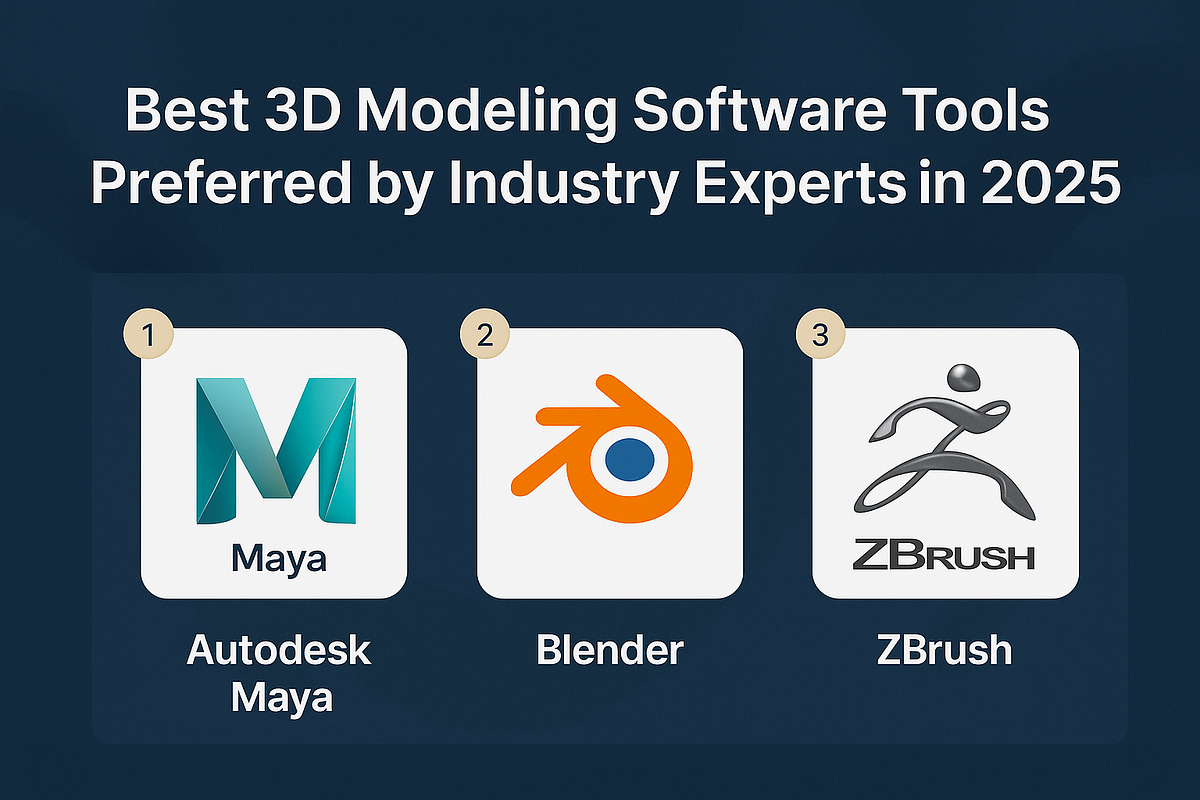 Best 3D Modeling Software Tools Preferred by Industry Experts in 2025 ...