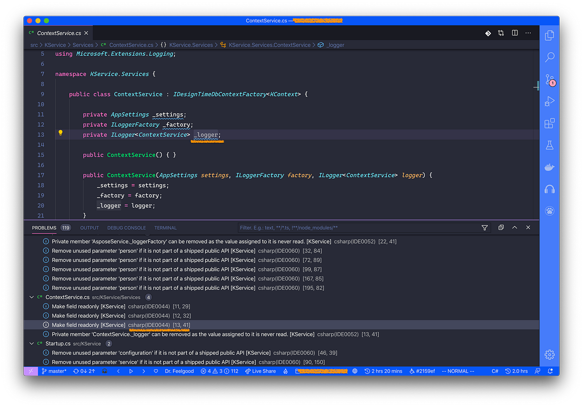 เปิดฟังก์ชัน Roslyn Analyzer ใน Visual Studio Code | by wk | Medium
