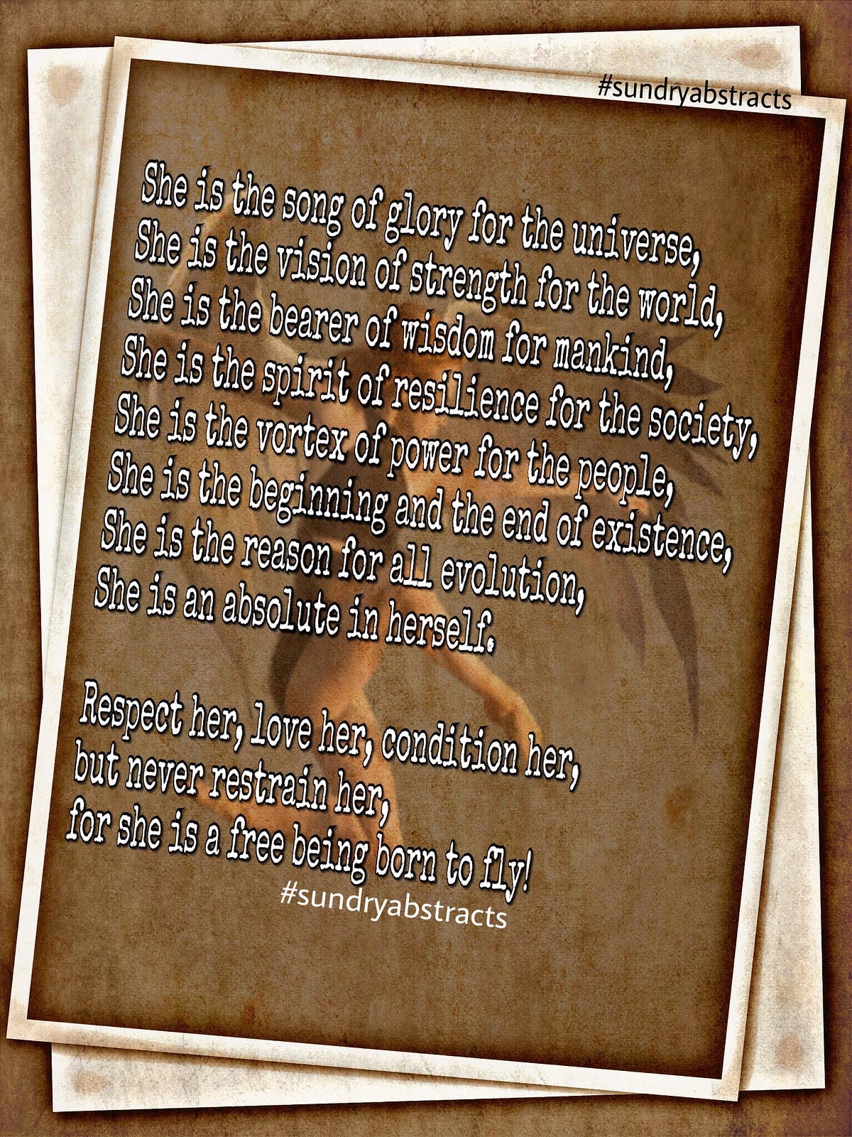 Happy Women’s Day. She is the song of glory for the… | by Ridhima ...