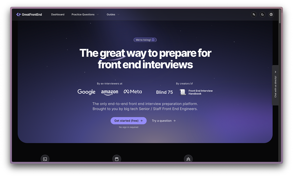 Front End Interview Preparation === GreatFrontEnd.com | by Nidhi Gadge | by Nidhi Gadge | Medium
