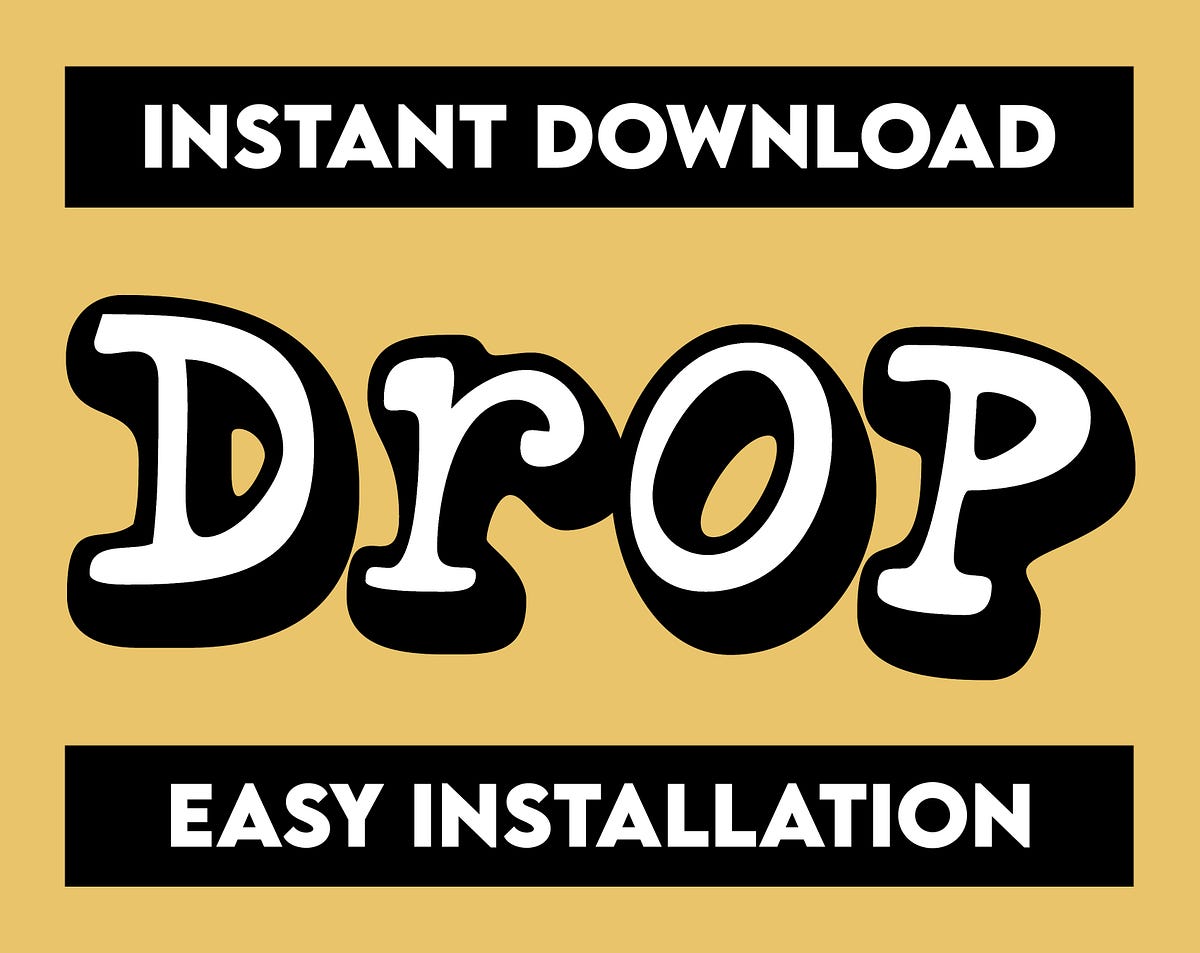 Transform Your Designs with Drop Shadow Font: Add Bold Depth and ...