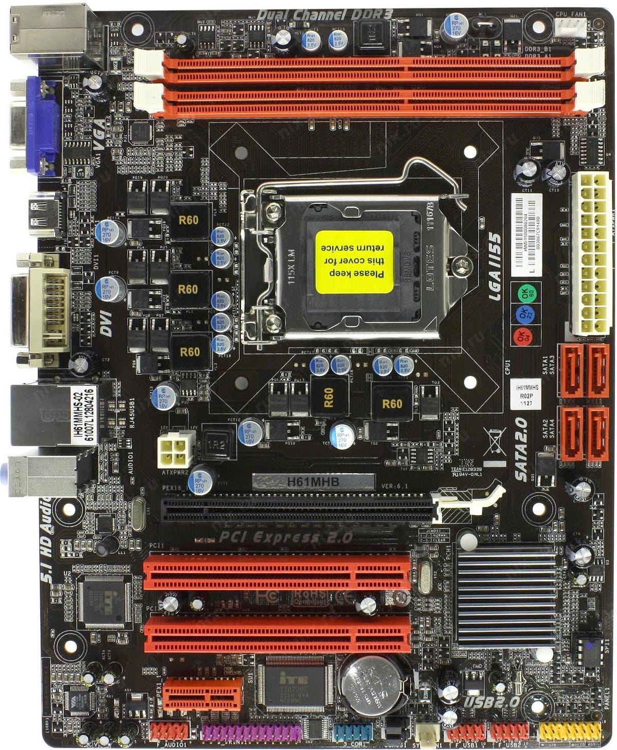 20210930 維修映泰Biostar H61MHB VER 6.1 主板自動通電唔亮 - Long Chi Hang - Medium