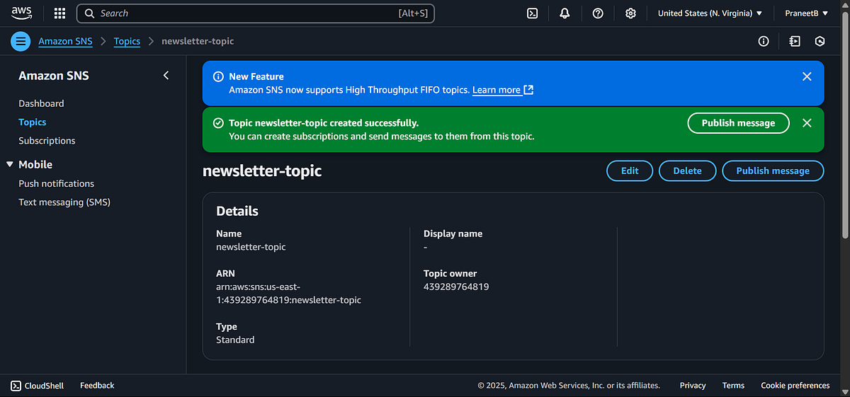 Built a Newsletter Subscription App with AWS Lambda, API Gateway, SNS ...