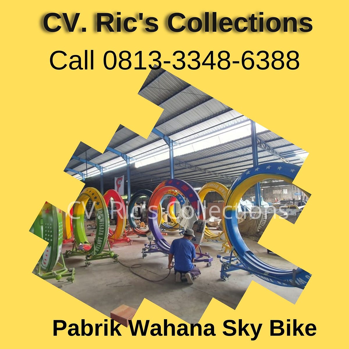 REKOMENDASI BISNIS, Call 0813–3348–6388, Pabrik Wahana Permainan Sky ...