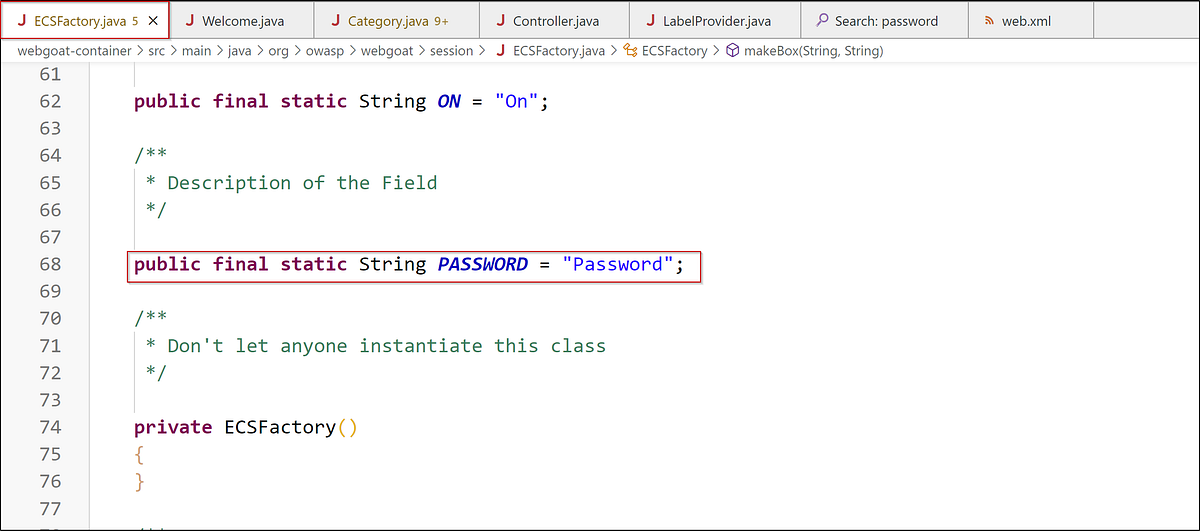 Source Code Review on OWASP_WEBGOAT | by Ayush Rawat | Medium