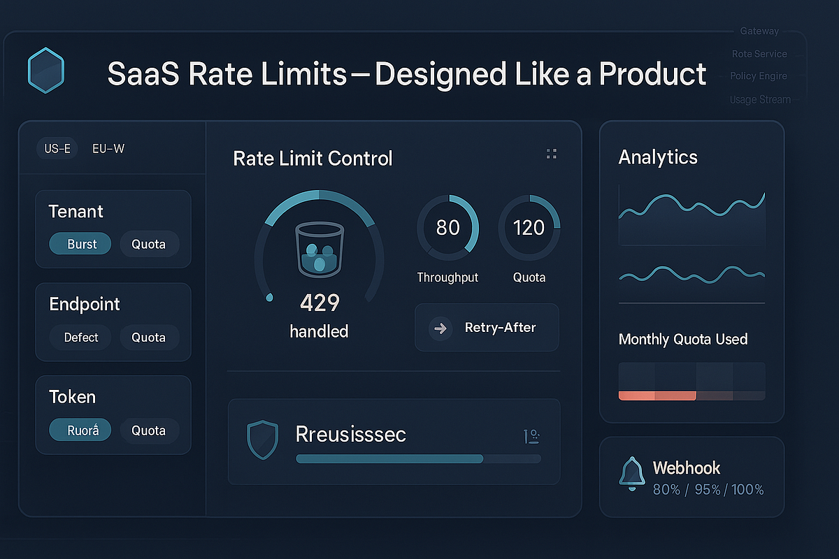 SaaS Rate Limits: Design Them Like a Product | by Hash Block | Medium