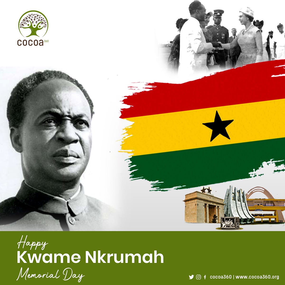 Happy Kwame Nkrumah Memorial Day! “The forces that unite us are intrinsic and greater than the ...