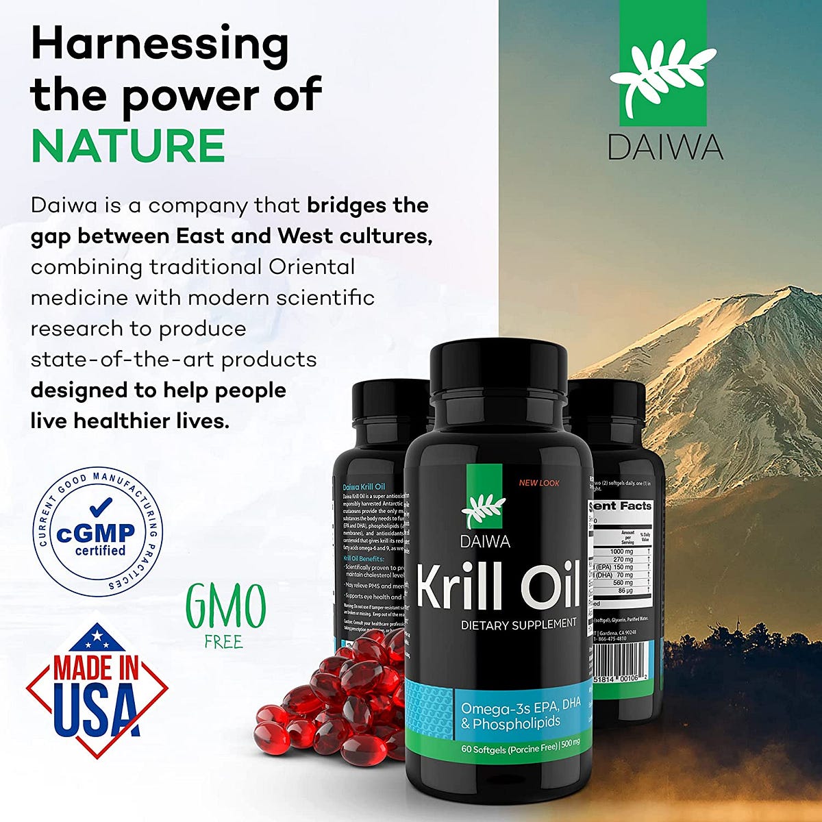 Daiwa Super Krill Oil - Daiwa Health Supplement - Medium
