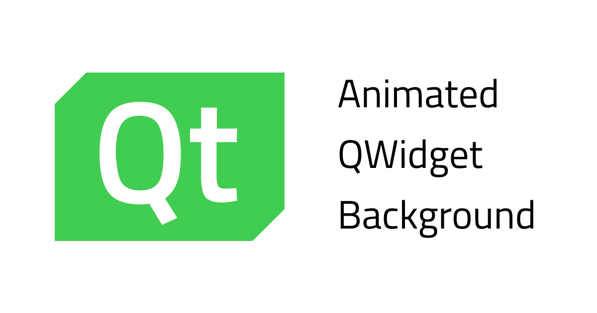 QWidget Animated background | Medium