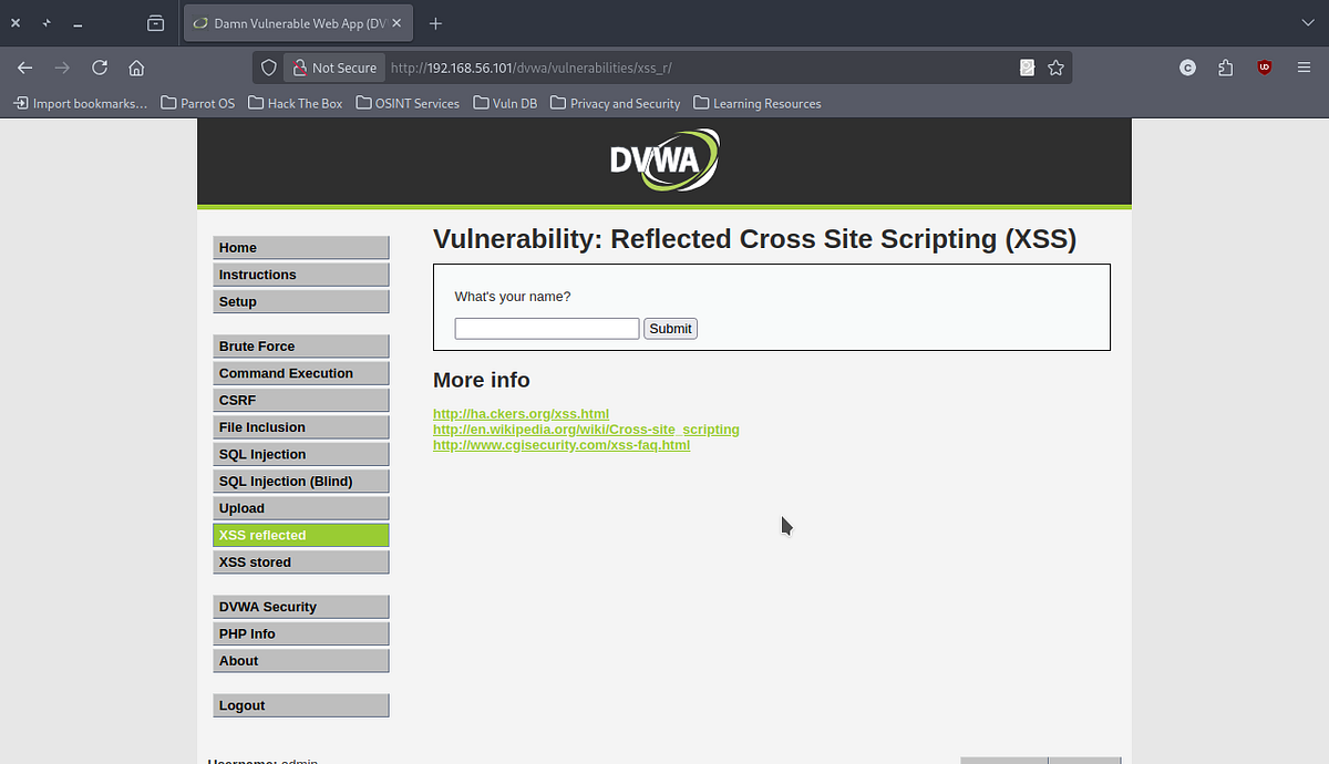 XSS Injection on DVWA : Operation Mind Control 🧠⚡ | by Hibullahi AbdulAzeez | Aug, 2025 | Medium