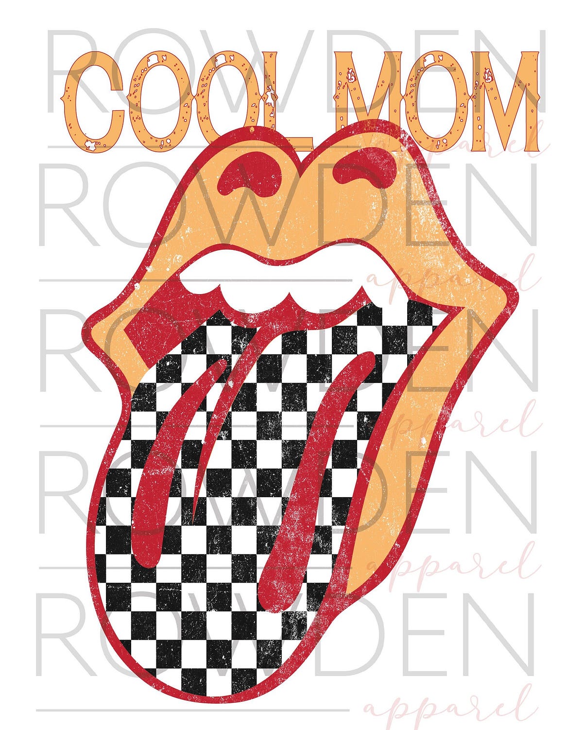 Cool Mom, PNG, Race Car Checkers, Lips and Tongue, Checkered Flag png ...