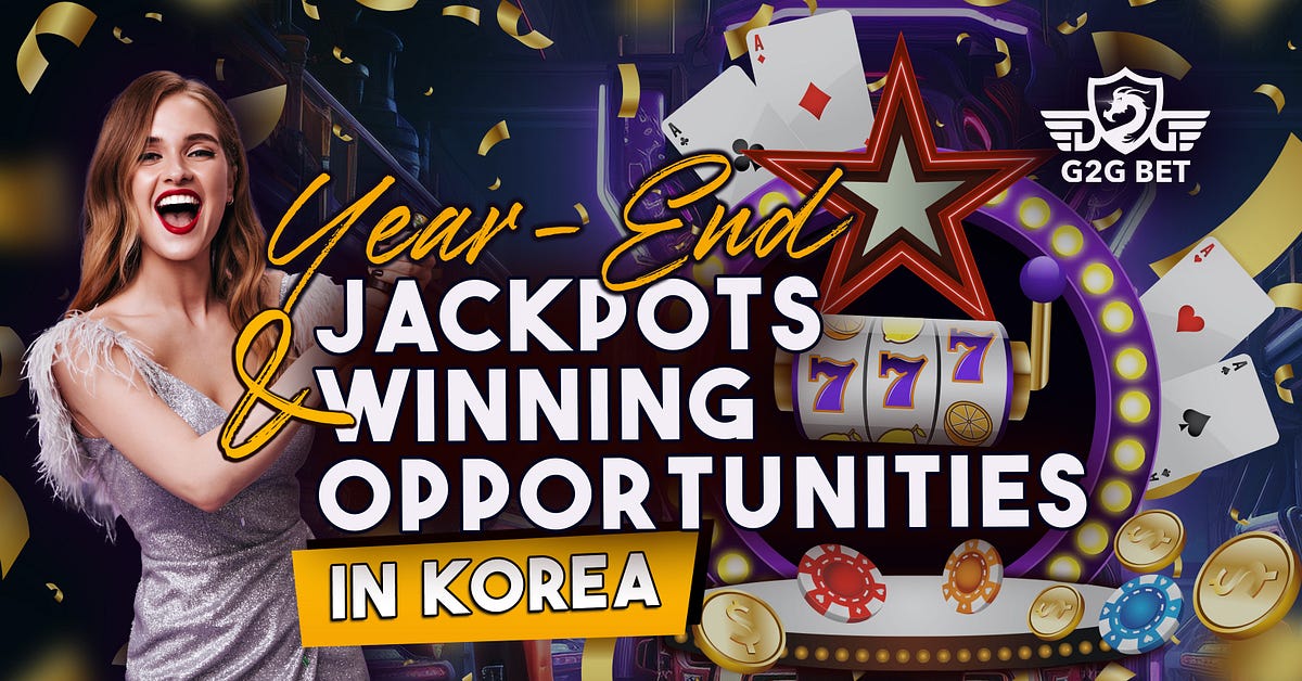 Countdown to Cash: Year-End Jackpots and Winning Opportunities | G2G Bet | by 지투지벳 | Medium