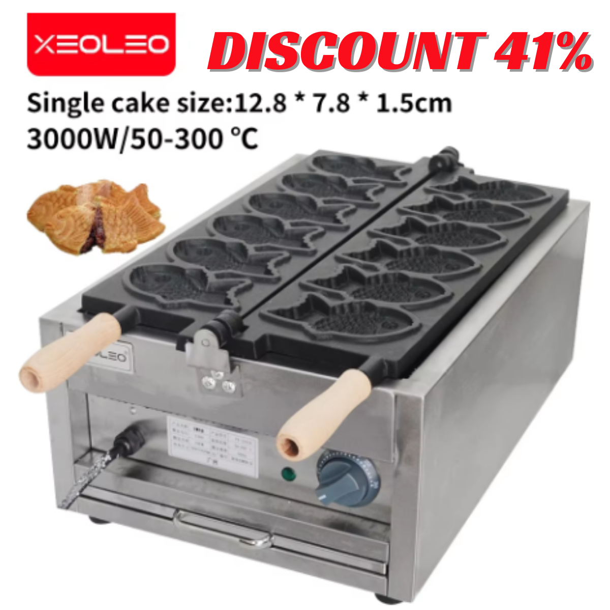 Comprehensive Outline for XEOLEO Taiyaki Maker Fish Waffle Machine Fish ...