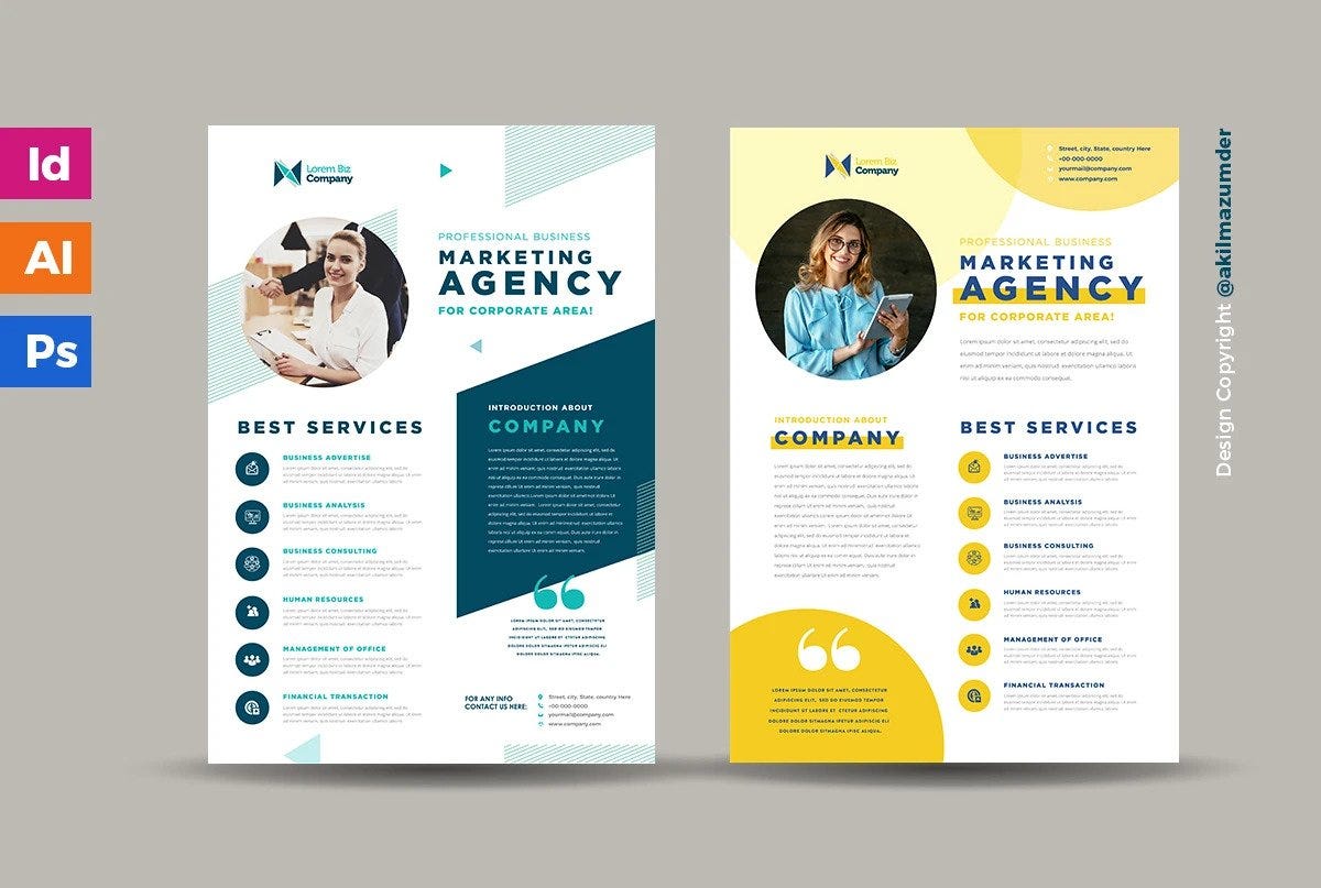 I will design your flyer, brochure, poster, advertisement, leaflet ...