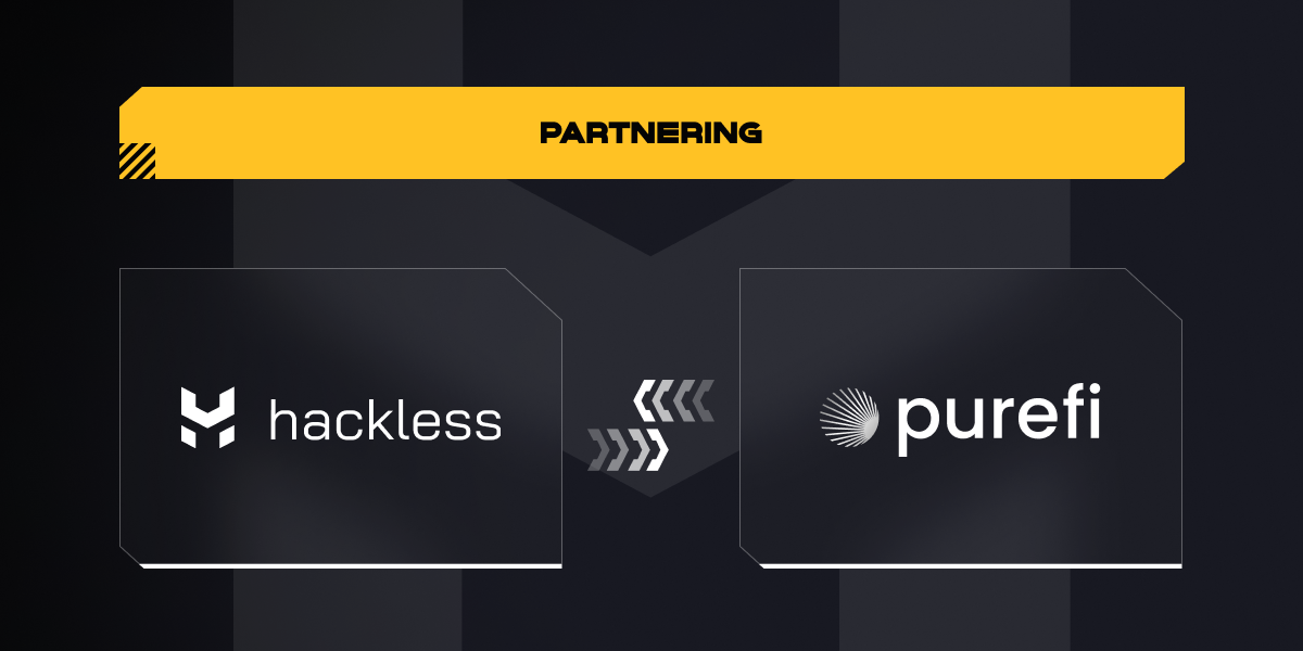 🤼 Hackless joins forces with PureFi | by Hackless Team | Hackless | Medium