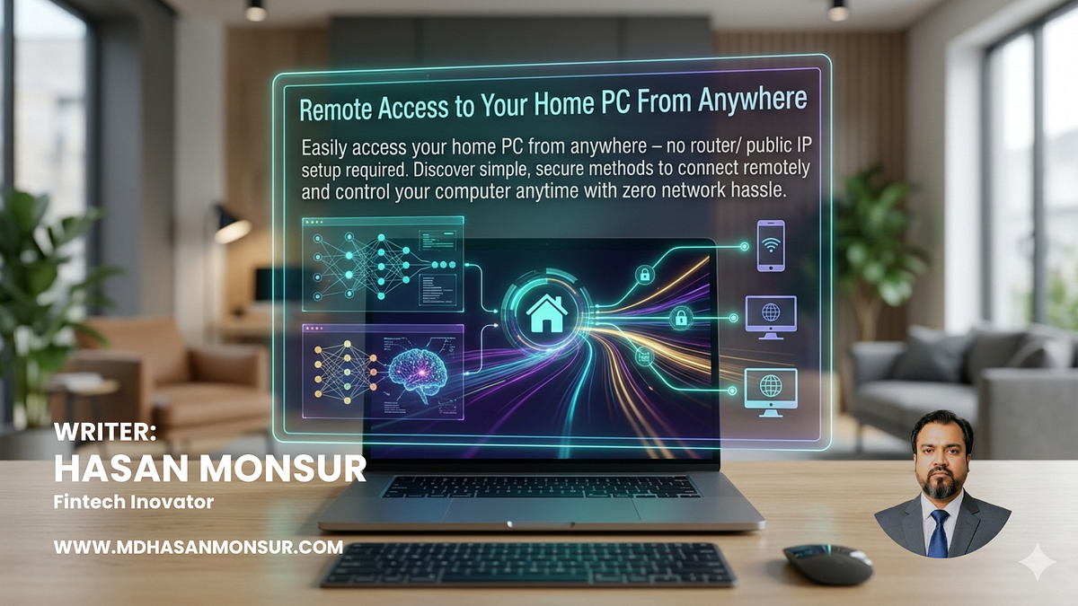 Remote Access to Your Home PC From Anywhere | by Engr. Md. Hasan Monsur ...