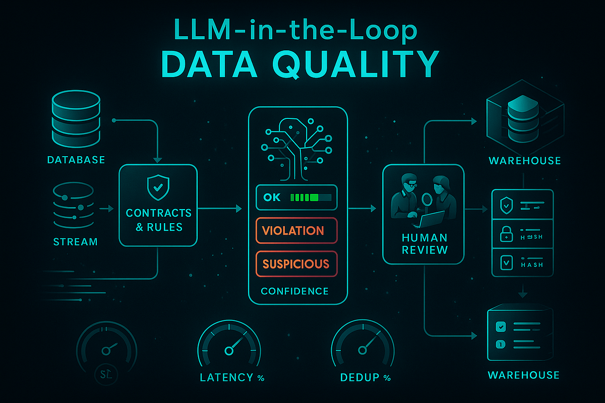 LLM-in-the-Loop Data Quality - Human Verification | Stackademic