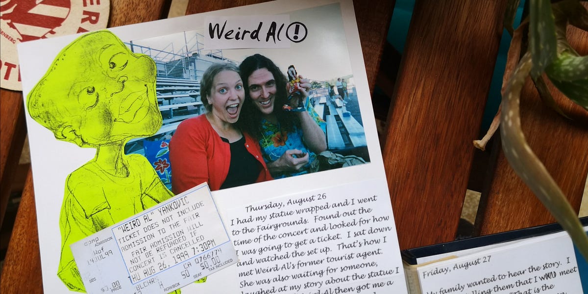 Roadtrip ‘99 part 7: Meeting Weird Al | by Rachael Shores | Medium