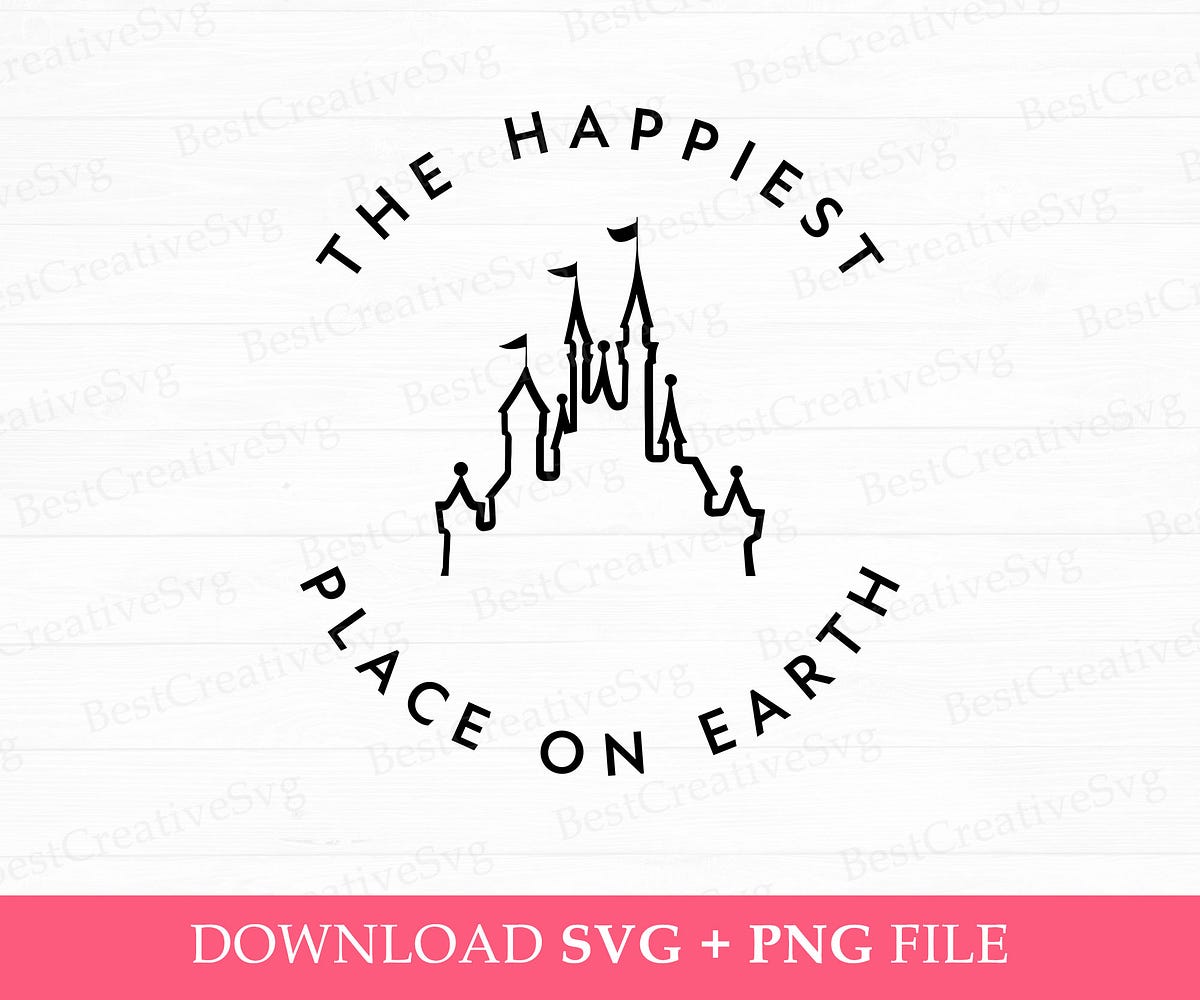 The Happiest Place On Earth Svg, Magical Kingdom Svg, Family Trip Svg ...