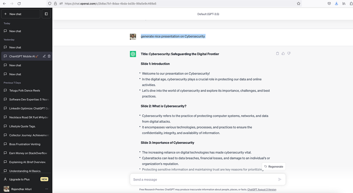 Harnessing AI: Crafting Stunning Presentations with chatGPT, Slide GPT, Tome and Canva | by ...