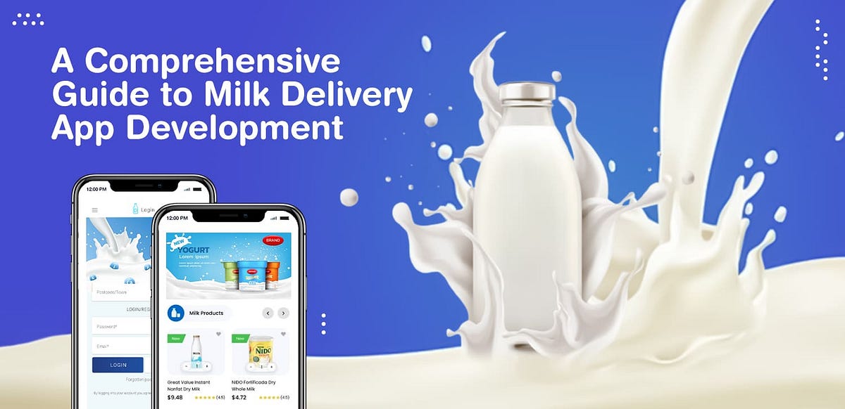 Benefits of creating an on-demand milk delivery app | by Transgenie ...