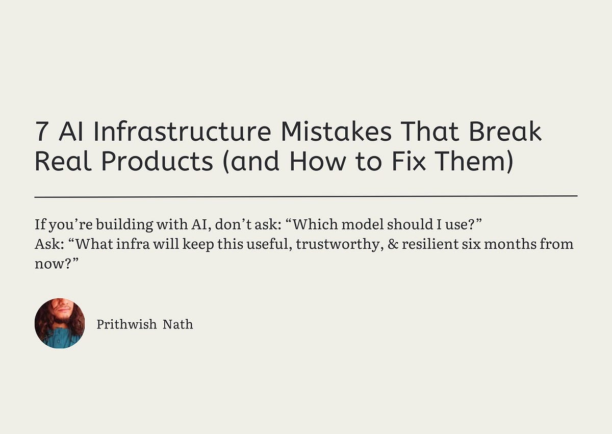 7 AI Infrastructure Mistakes That Are Killing You | Artificial ...