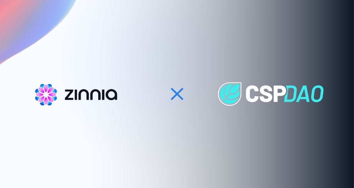 Zinnia and CSP DAO join hands to build the future of the internet | by ...