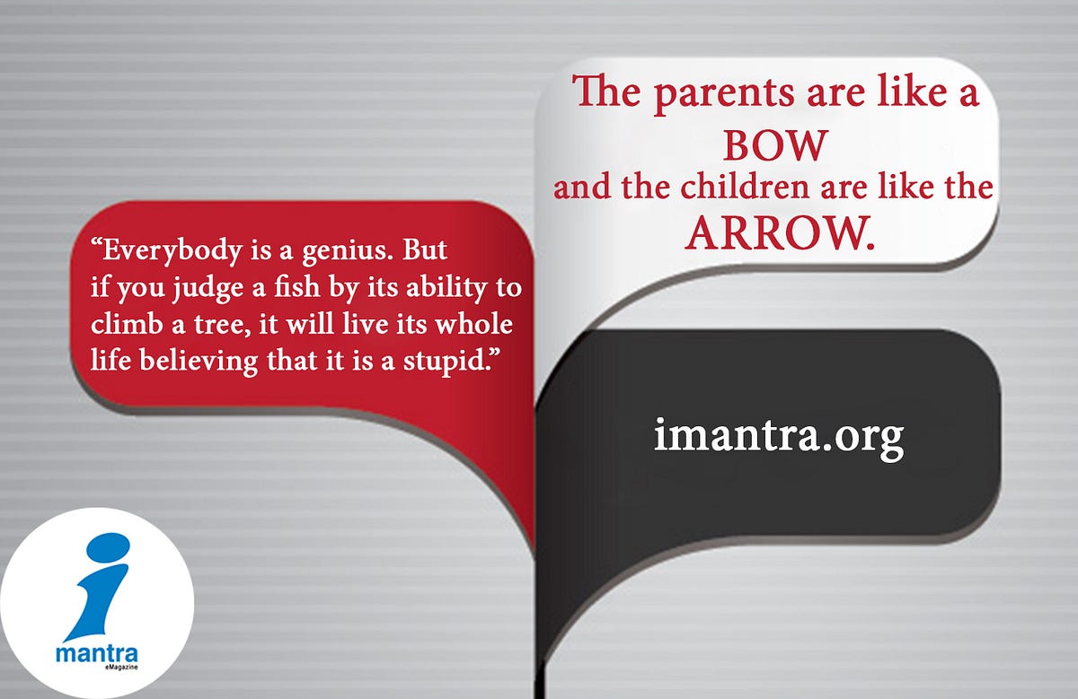 The parents are like a BOW and the children are like the ARROW. | by ...