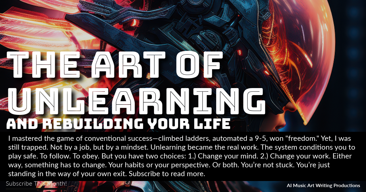 The Art of Unlearning and Rebuilding Your Life | by Lawrence Montoya ...