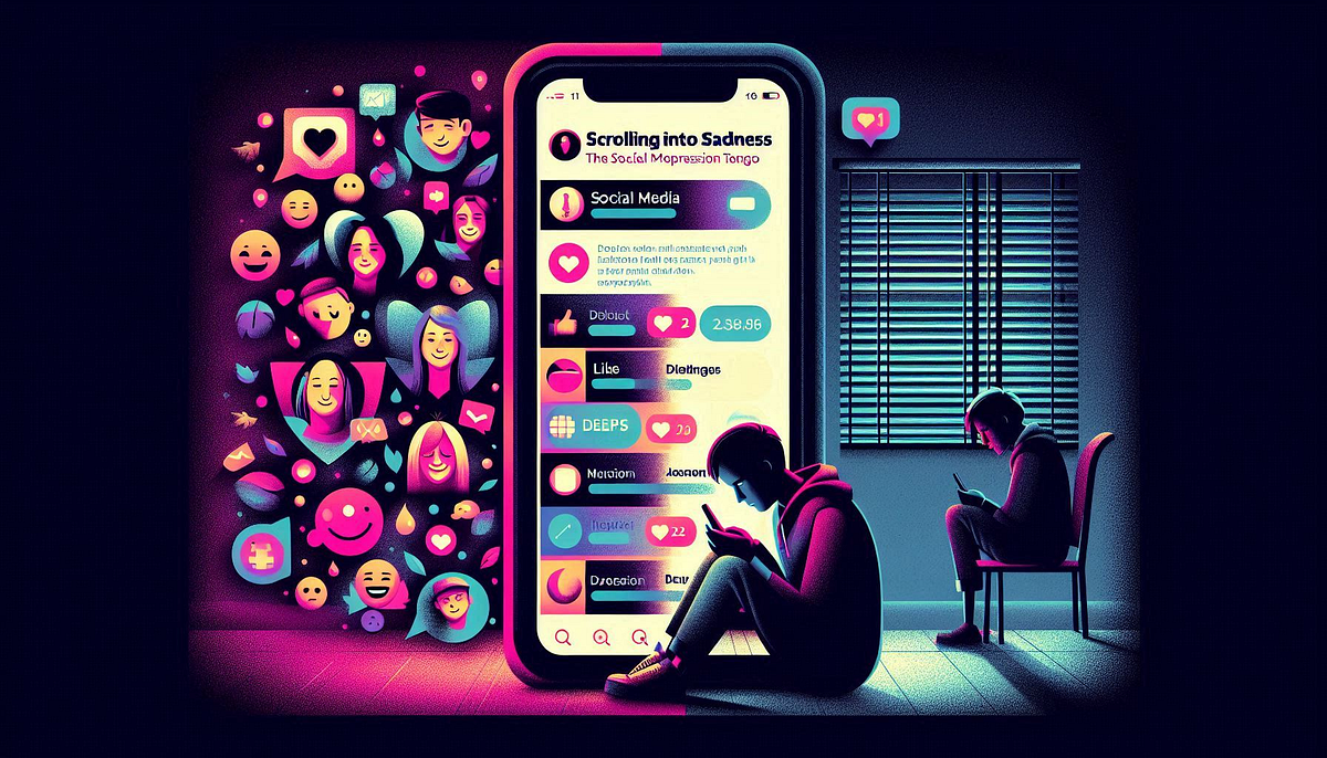 Scrolling into Sadness: The Social Media-Depression Tango | by Samidha ...