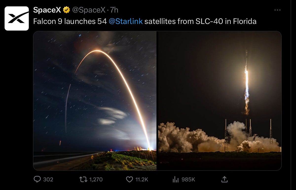 SpaceX Falcon 9 Soars to New Heights: 54 Starlink Satellites Launched ...