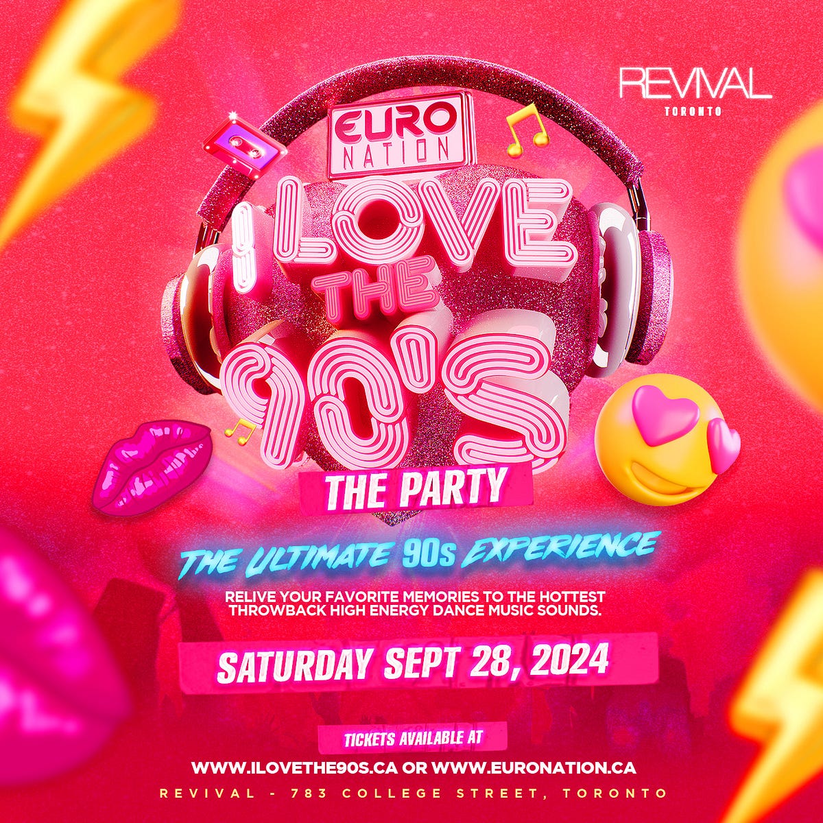 I LOVE THE 90s : The Party | The Ultimate 90s Experience - Harry Ajax - Medium